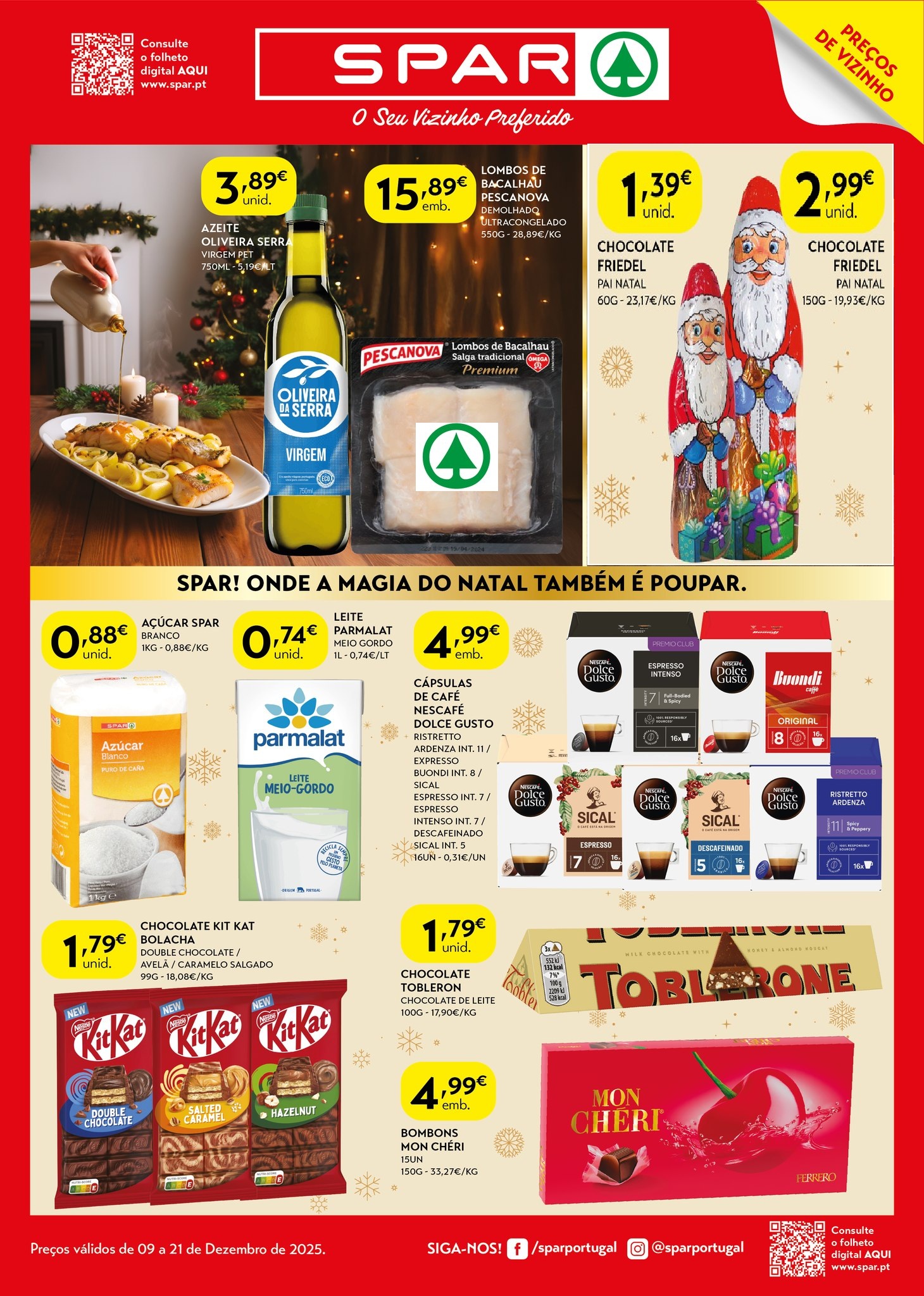 Folheto Spar - Antevisão Promoções 9 a 21 de dezembro - O Caça Promoções