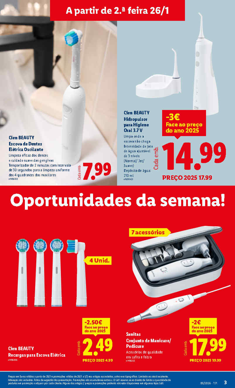Folheto Lidl Higiene - Antevisão Bazar Promoções 26 janeiro a 1 ...