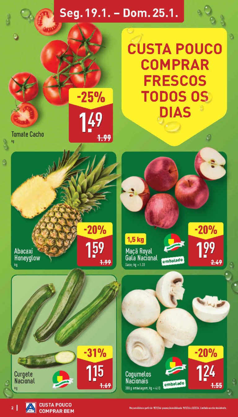 Folheto Aldi Frescos - Antevisão Promoções 19 a 25 de janeiro - O Caça ...