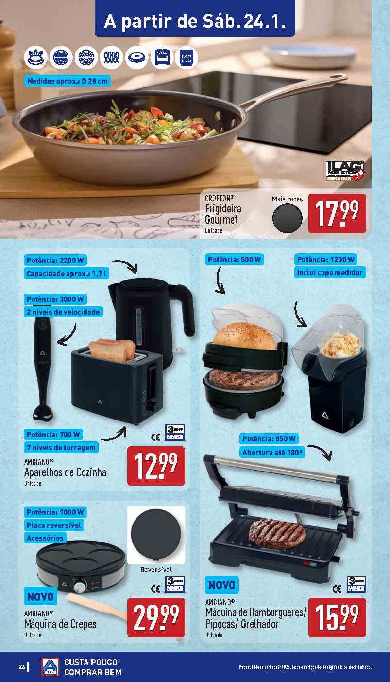 Folheto Aldi Cozinha - Antevisão Bazar Promoções 24 a 25 de janeiro - O ...