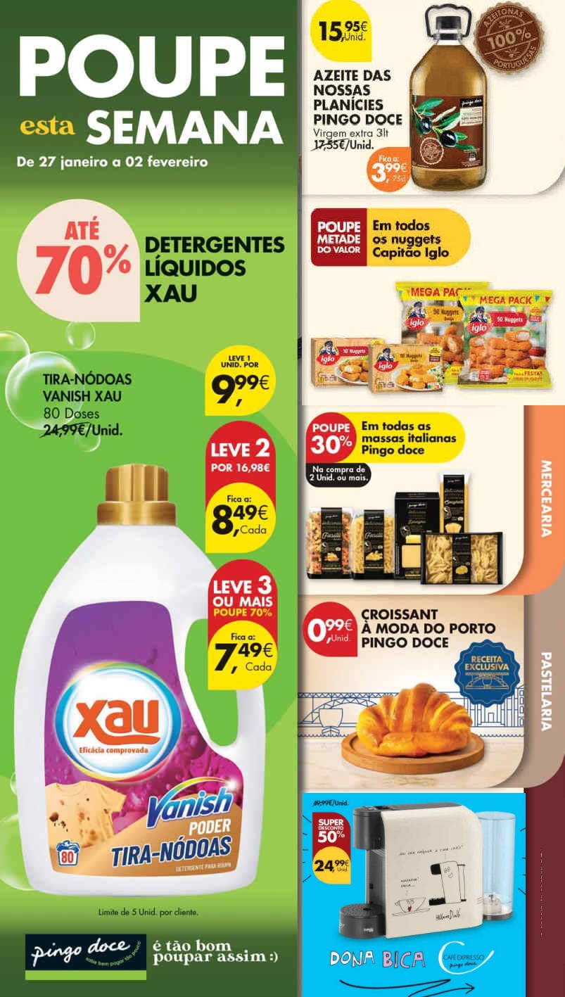 Folheto Pingo Doce Lojas Pequenas – Antevisão Promoções 27 janeiro a 2 ...