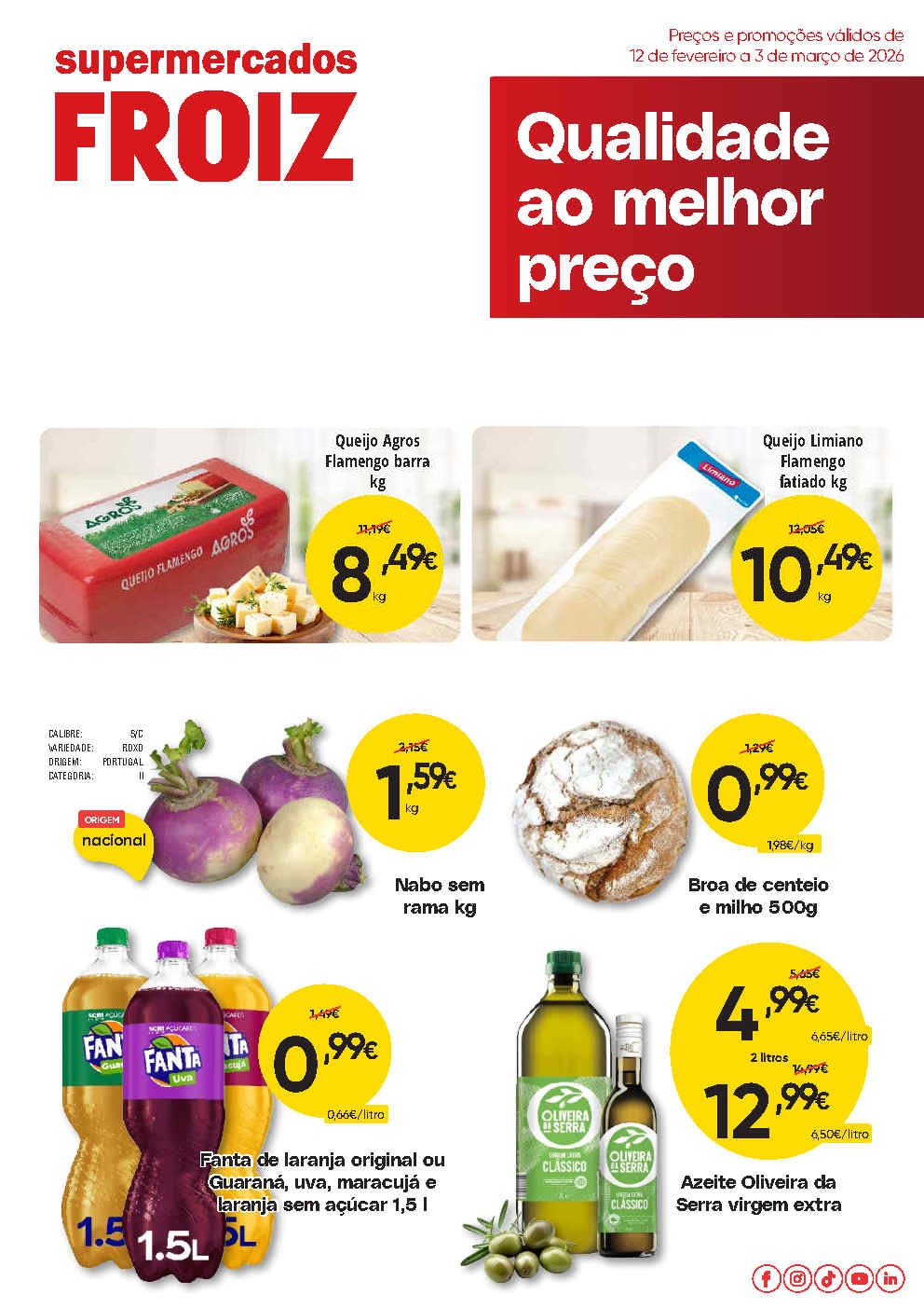 Folheto Supermercados Froiz - Antevisão Promoções 12 fevereiro a 3 ...