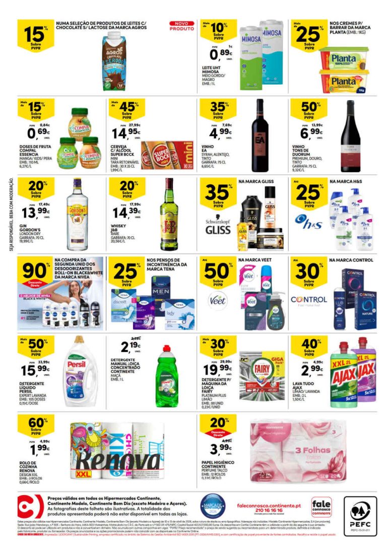 Folheto Continente Fim de Semana - Antevisão Promoções 7 a 13 de abril ...