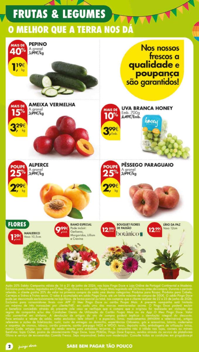 Antevisão Promoções Folheto Pingo Doce 16 a 22 de junho - O Caça Promoções