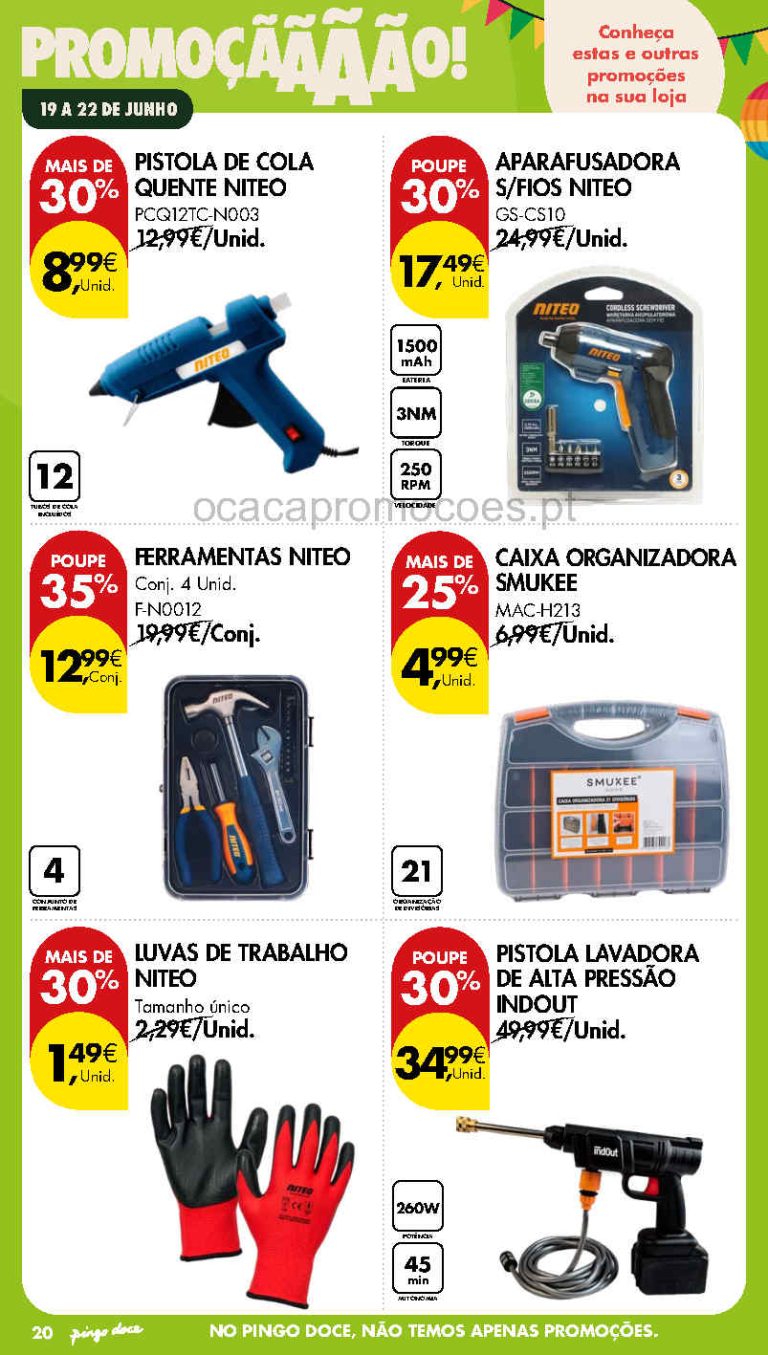 Folheto Pingo Doce bazar Fim de Semana - Antevisão Promoções 19 a 22 de ...