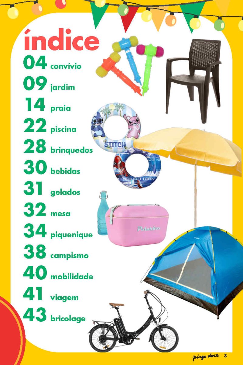 Folheto Pingo Doce bazar Verão – Antevisão Promoções 9 a 29 de junho ...